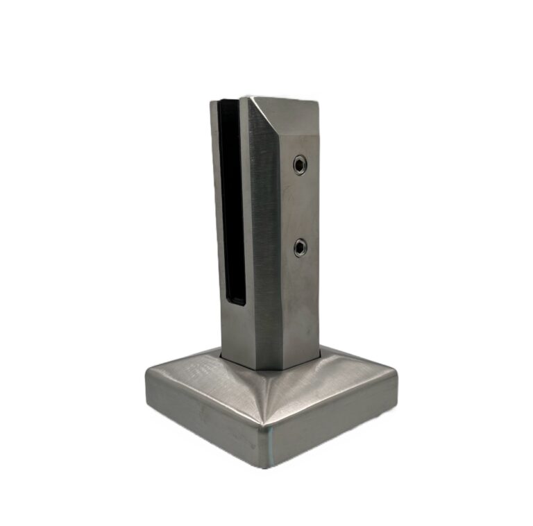 Compression Fit Square Spigot - Glassfab Hardware