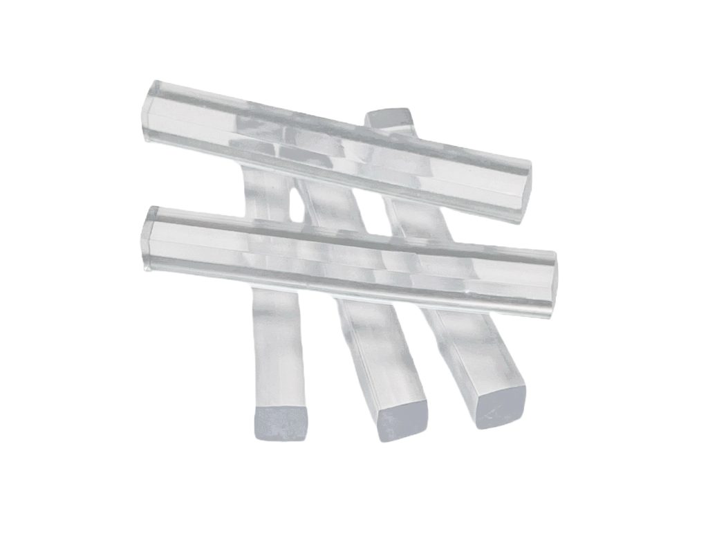 Clear Plastic Setting Block - Glassfab Hardware