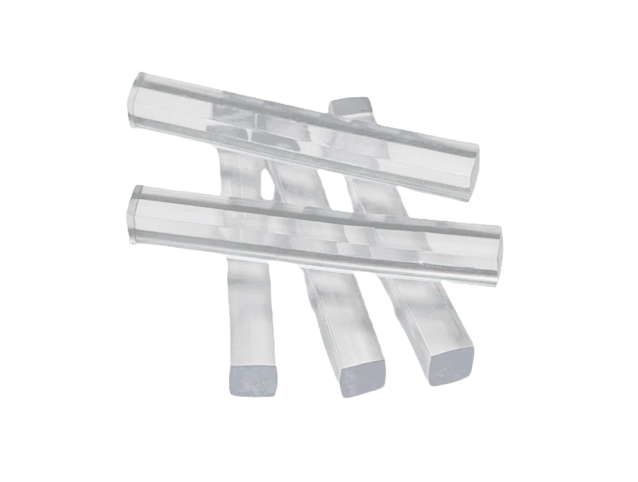 Clear Plastic Setting Block - Glassfab Hardware