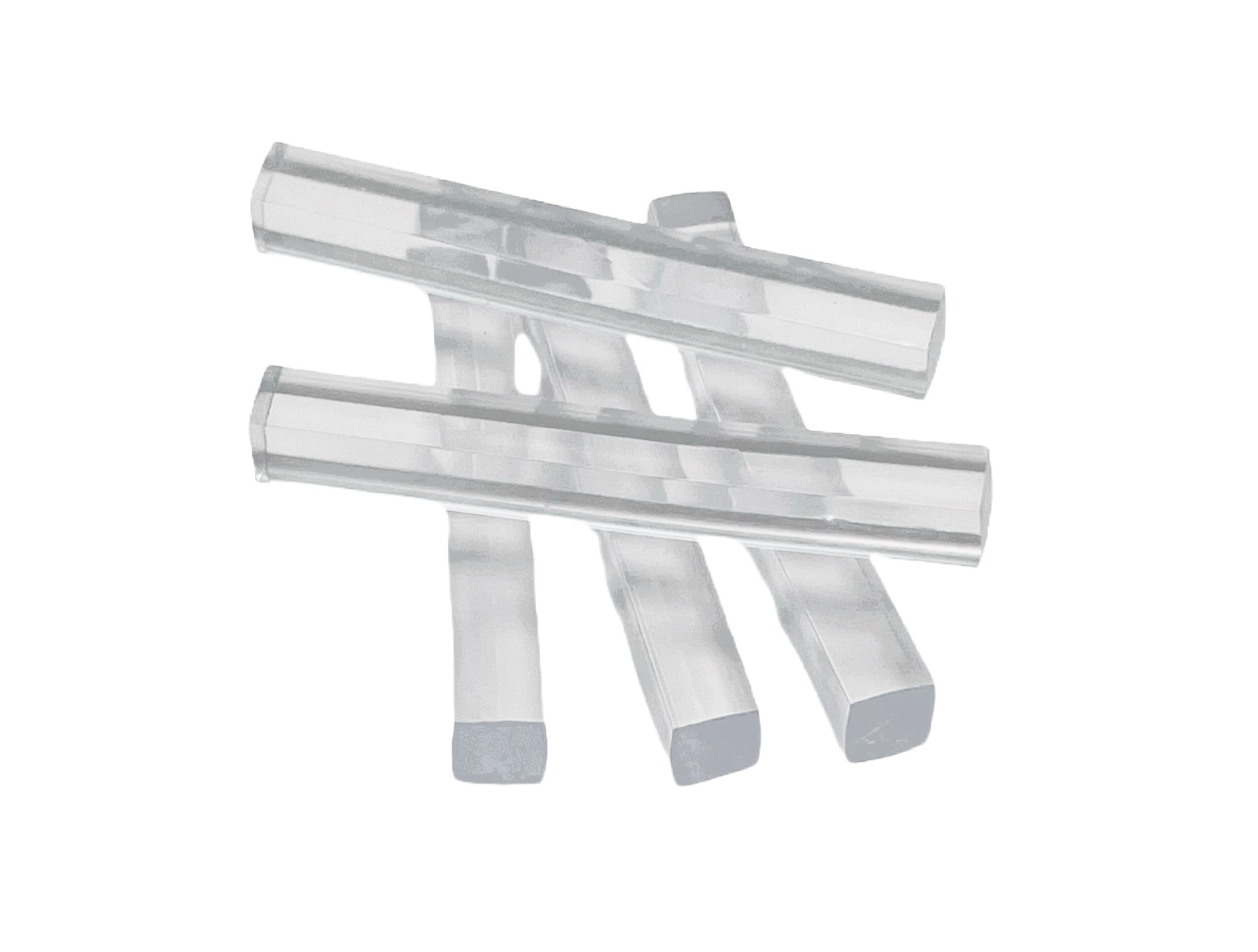 Clear Plastic Setting Block - Glassfab Hardware