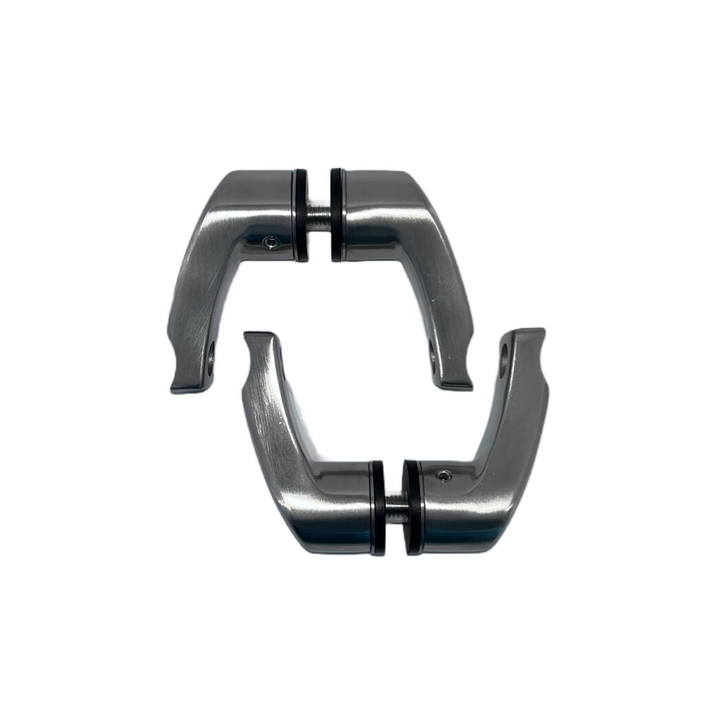 Glassfab Commercial Ladder Pull Offset Mounting Posts - Glassfab Hardware