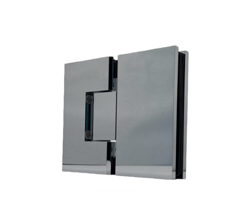 Glassfab Viona Heavy Duty Square Inline Glass to Glass Hinge - Glassfab ...